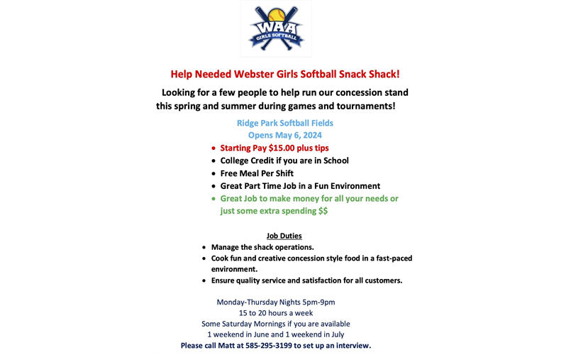 WAA Girls Softball > Home